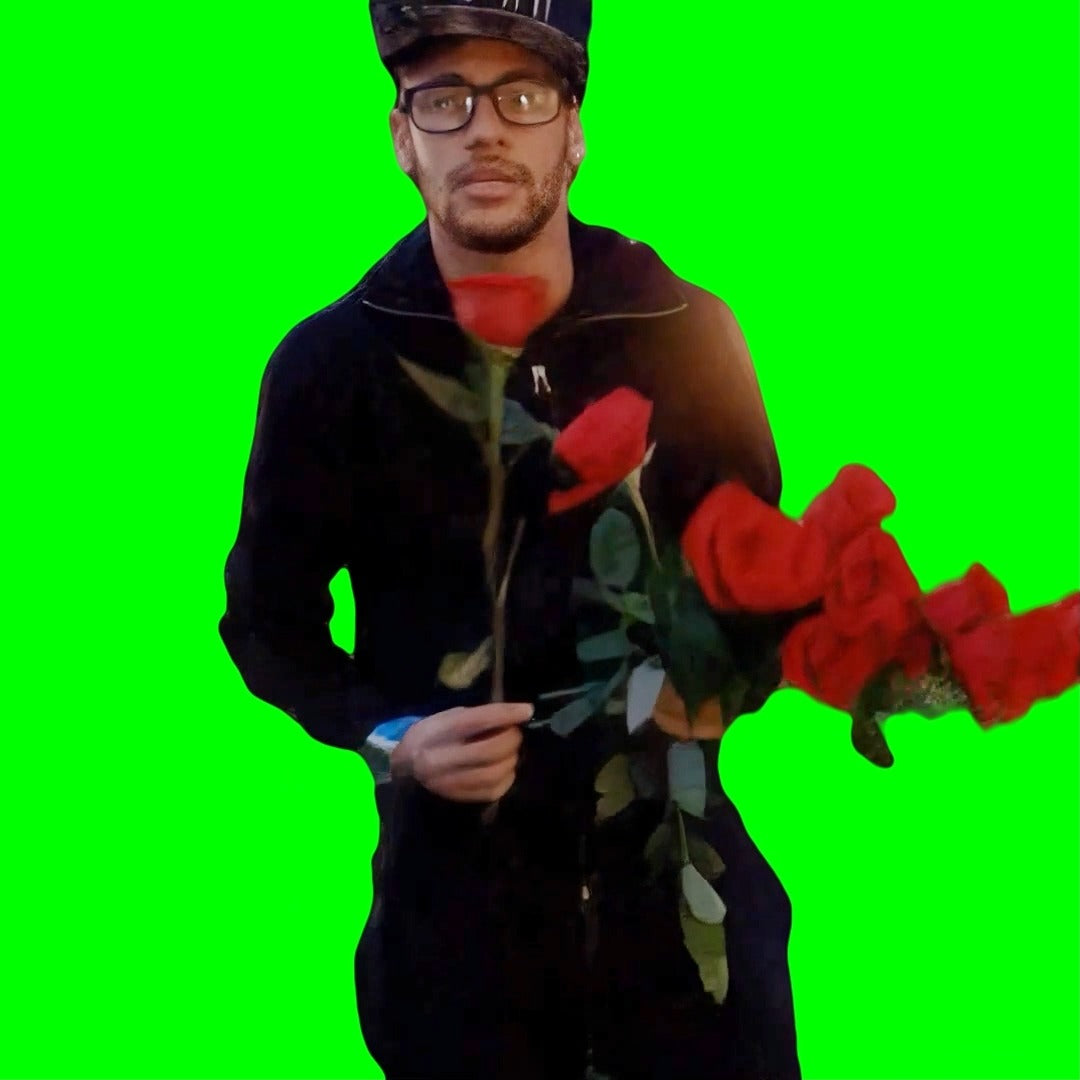 Neymar Jr. Throwing Roses meme (Green Screen) – CreatorSet