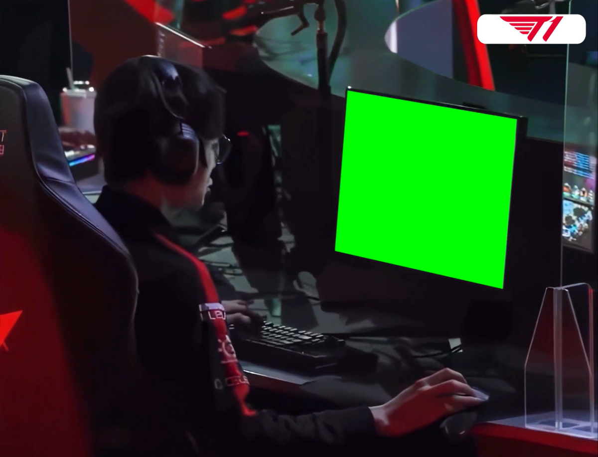 T1 Faker's screen during Worlds 2023 meme - League of Legends (Green S ...