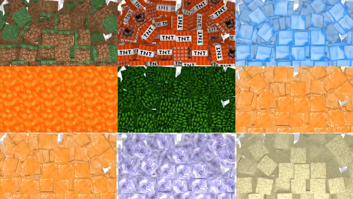 50 Minecraft Transitions Pack – CreatorSet